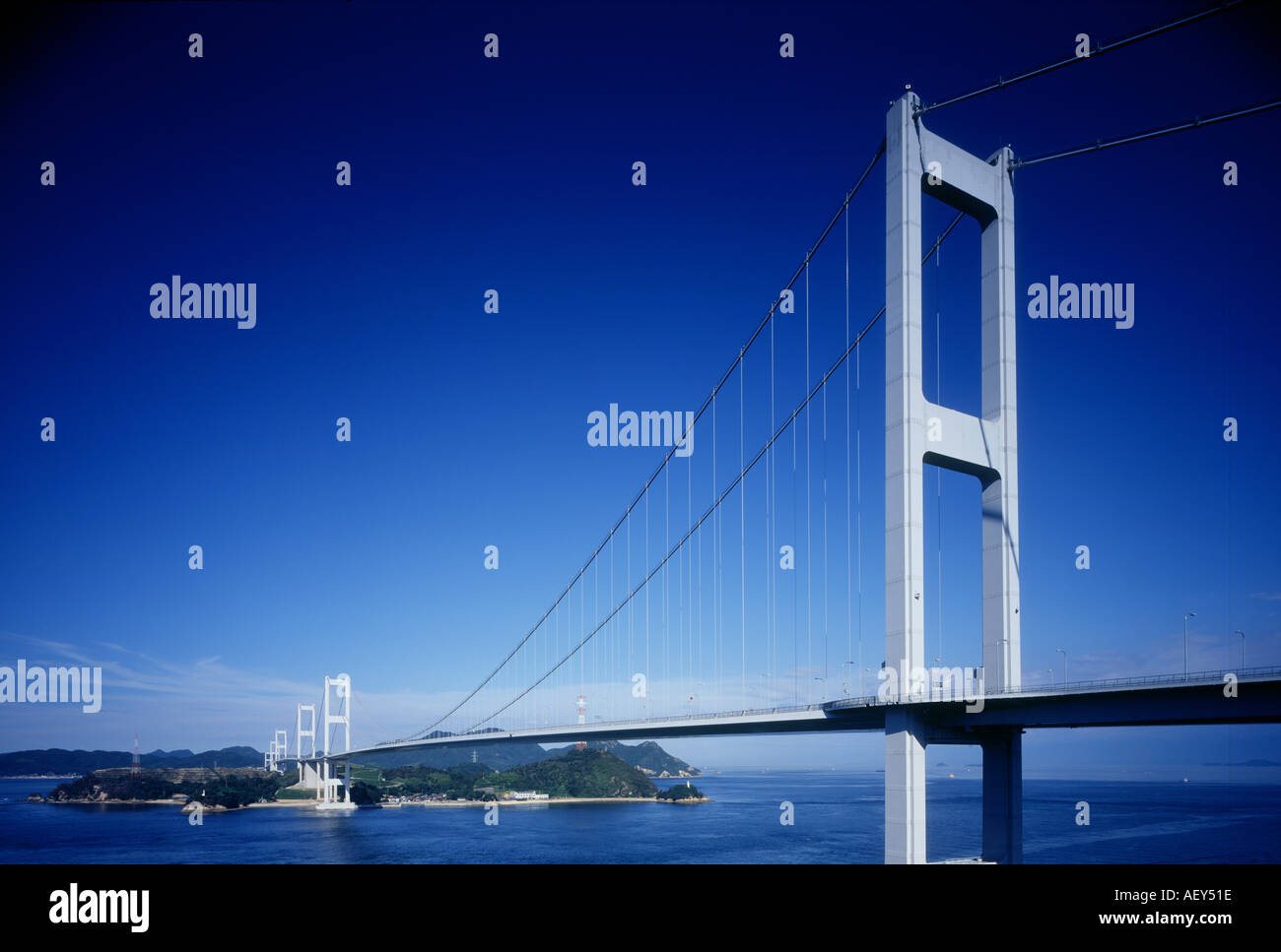 Kurushima Kaikyo Ohashi SETOUCHI Area JAPAN Stock Photo - Alamy
