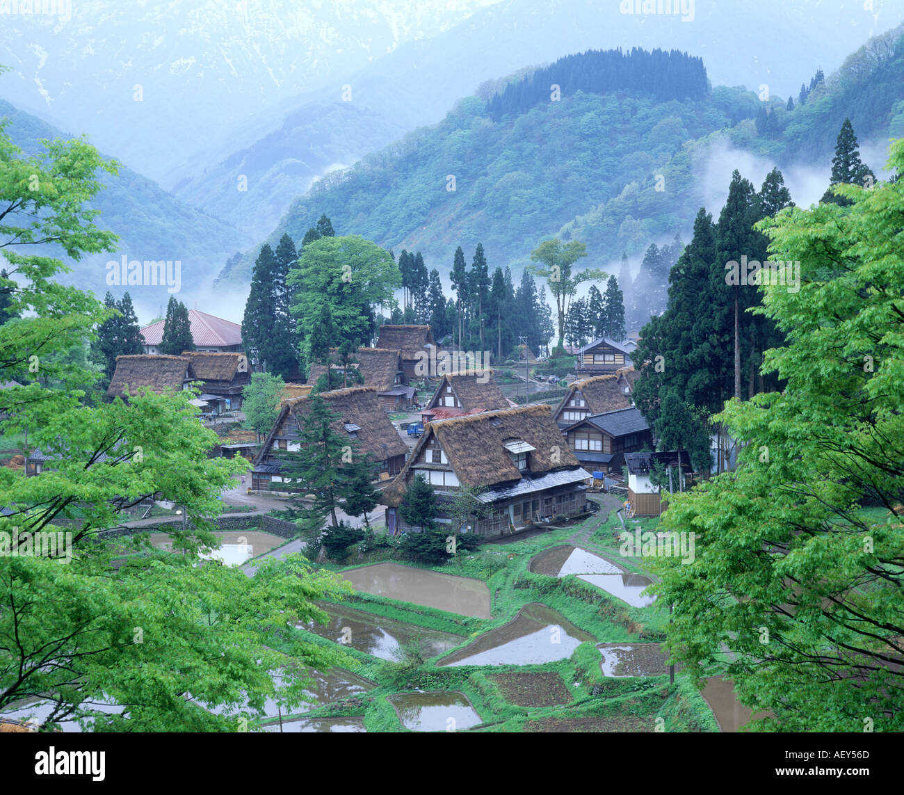 Gokayama Traditional Japanese House World Heritage TOYAMA JAPAN Stock ...