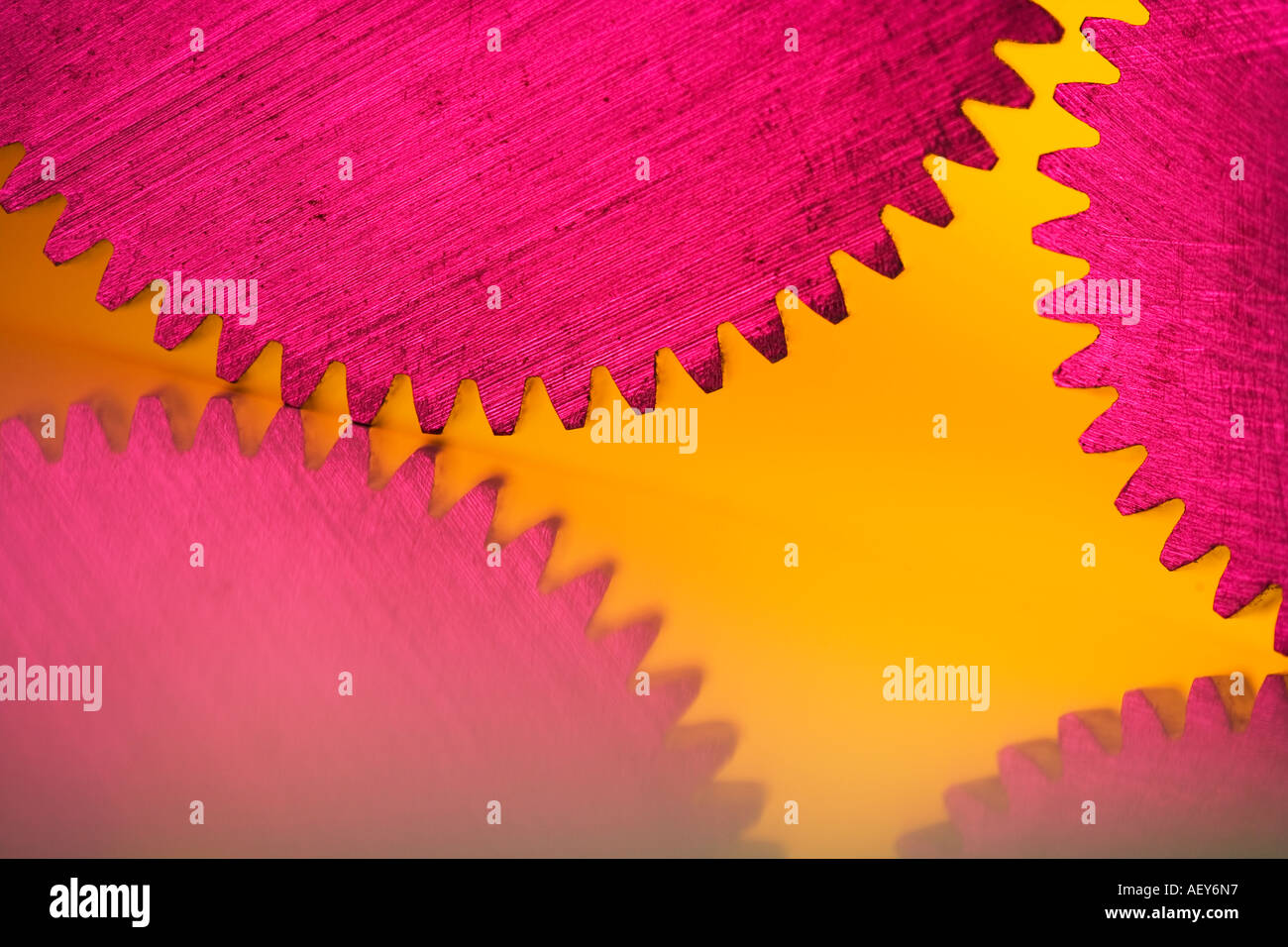 Close up of cog wheels Stock Photo - Alamy