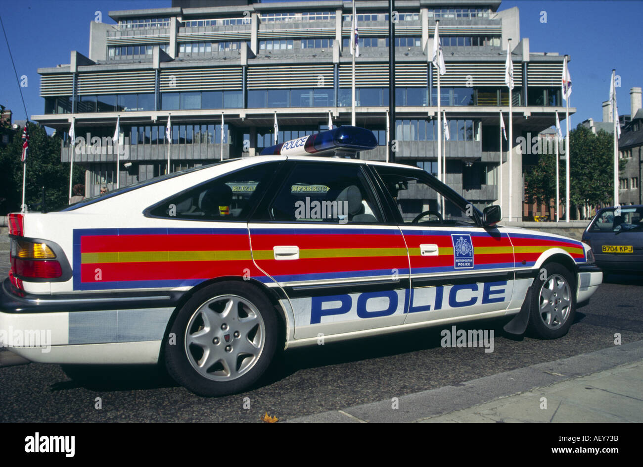 Police car London England Stock Photo - Alamy