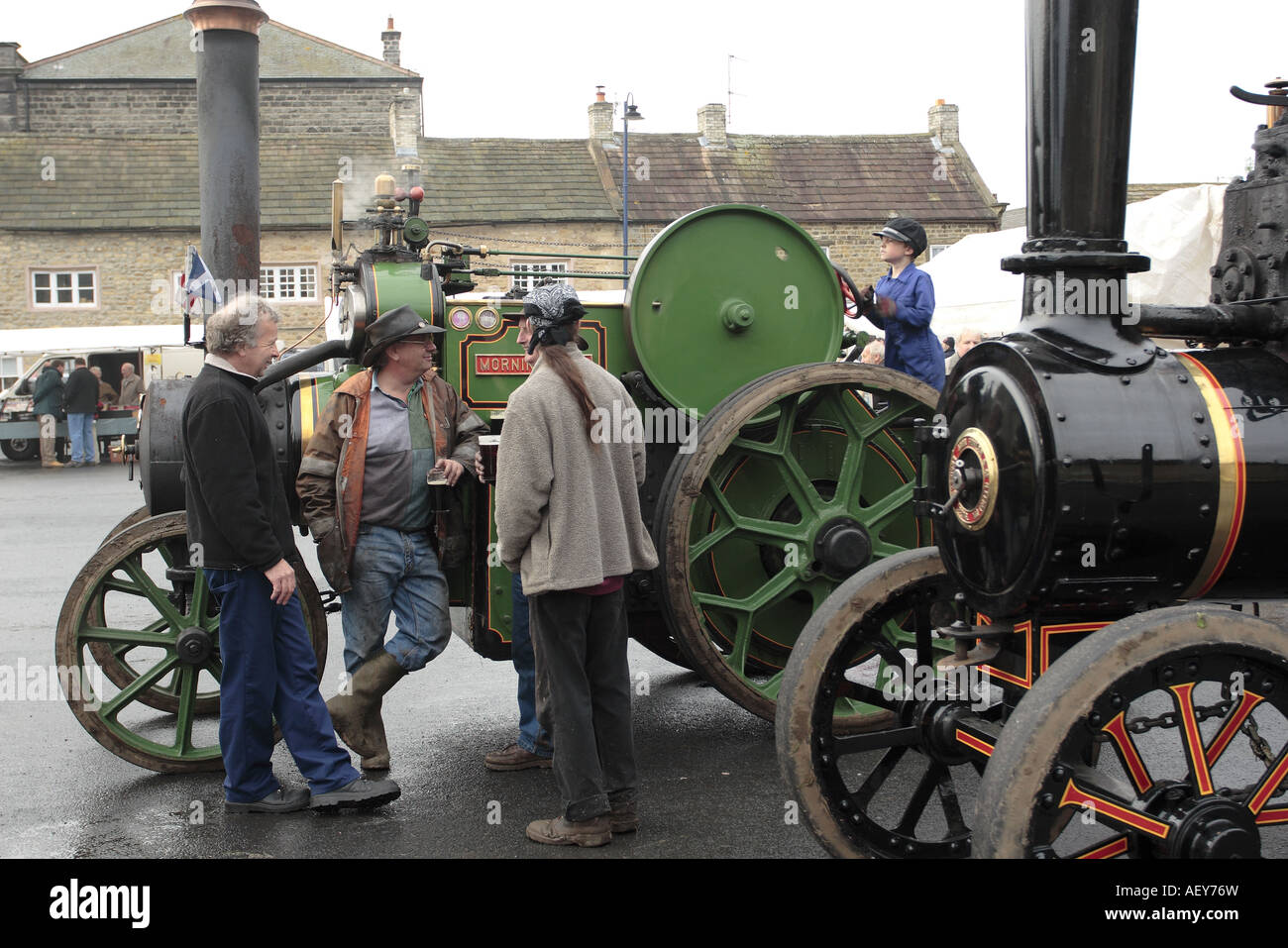 The youngest engine driver Masham steam rally Market Square Masham ...