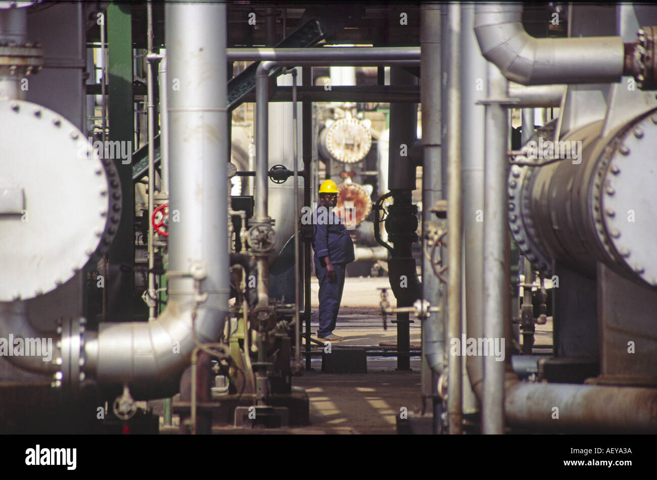 Oil and petrochemical refinery Kaduna Nigeria Stock Photo - Alamy