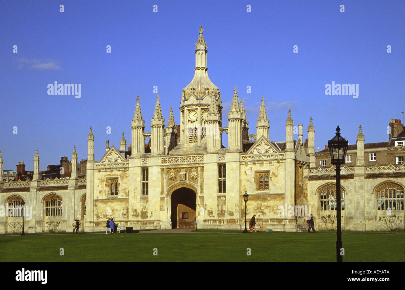 King s College Gate Cambridge England Stock Photo - Alamy