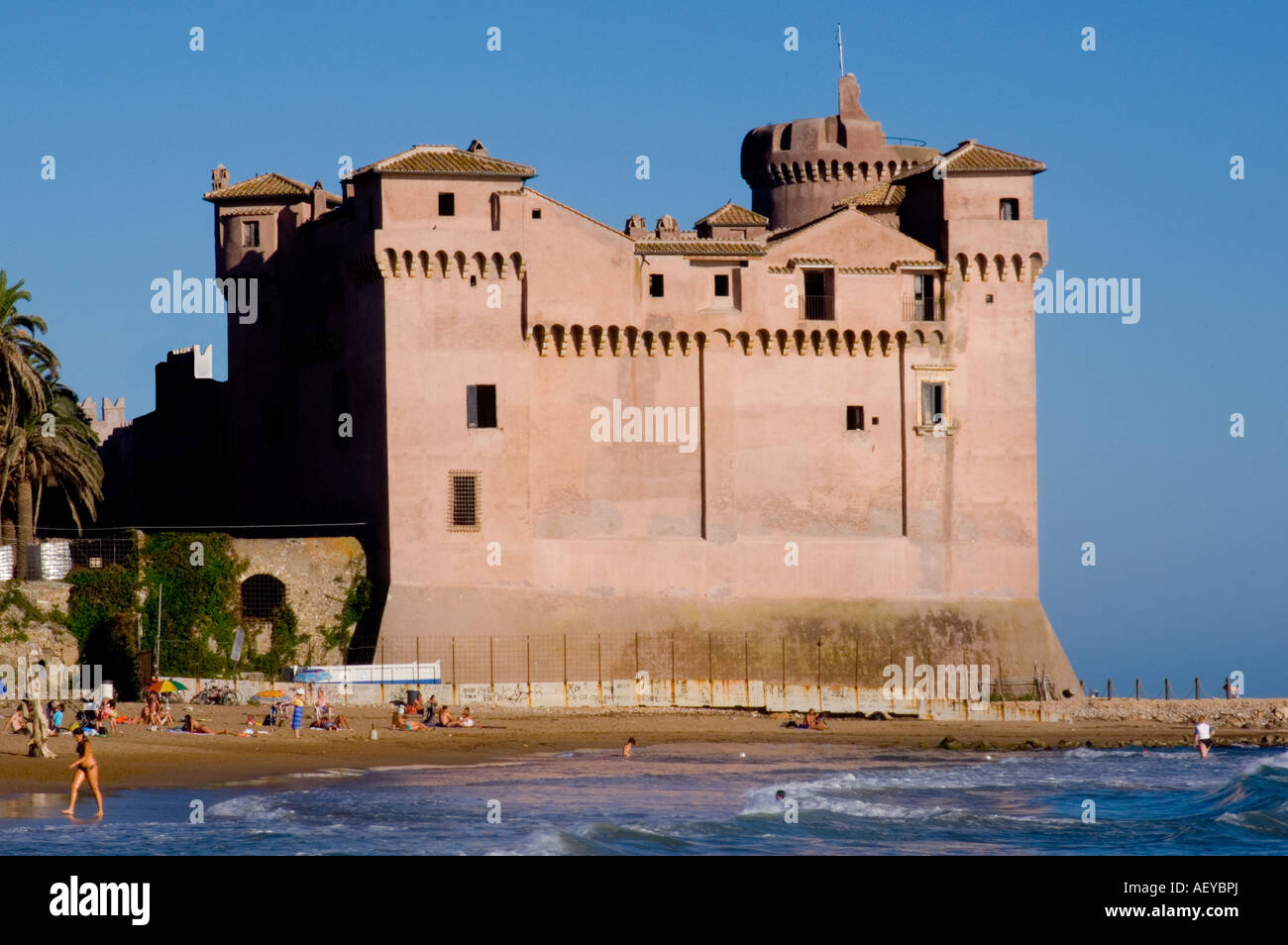 castello di santa severa, castle along the latium littoral in italy ...