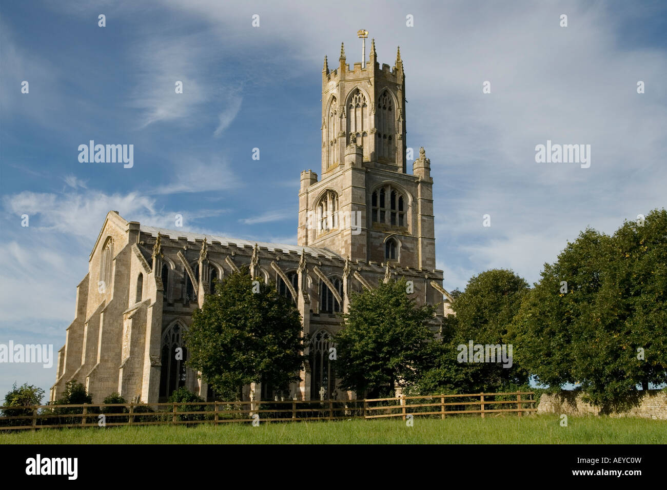St Mary and All Saints Church Fotheringay Stock Photo - Alamy