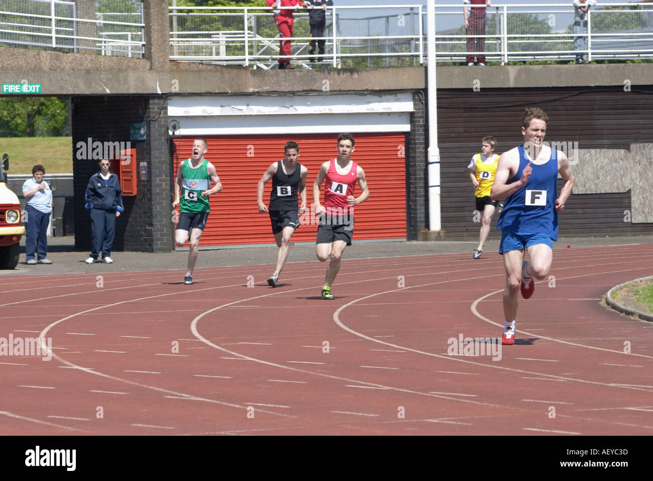 runner at an athletics competition Stock Photo - Alamy