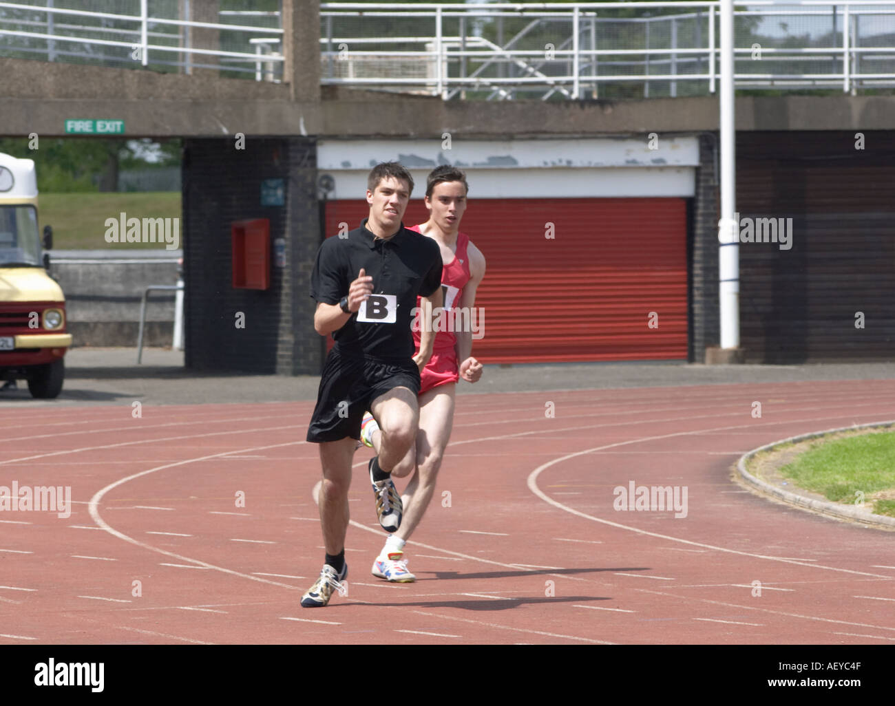 runner at an athletics competition Stock Photo - Alamy
