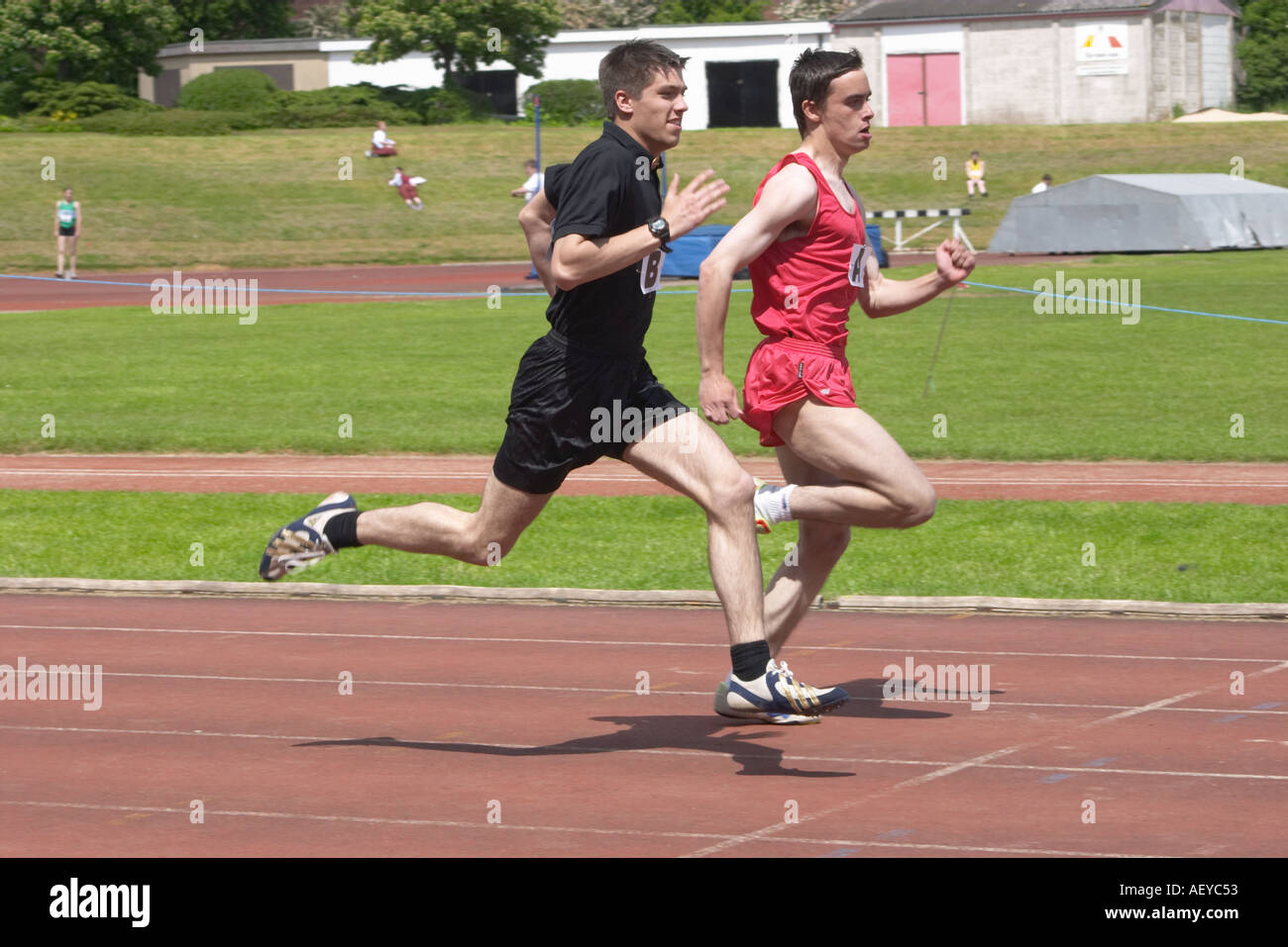 runners at an athletics competition Stock Photo - Alamy