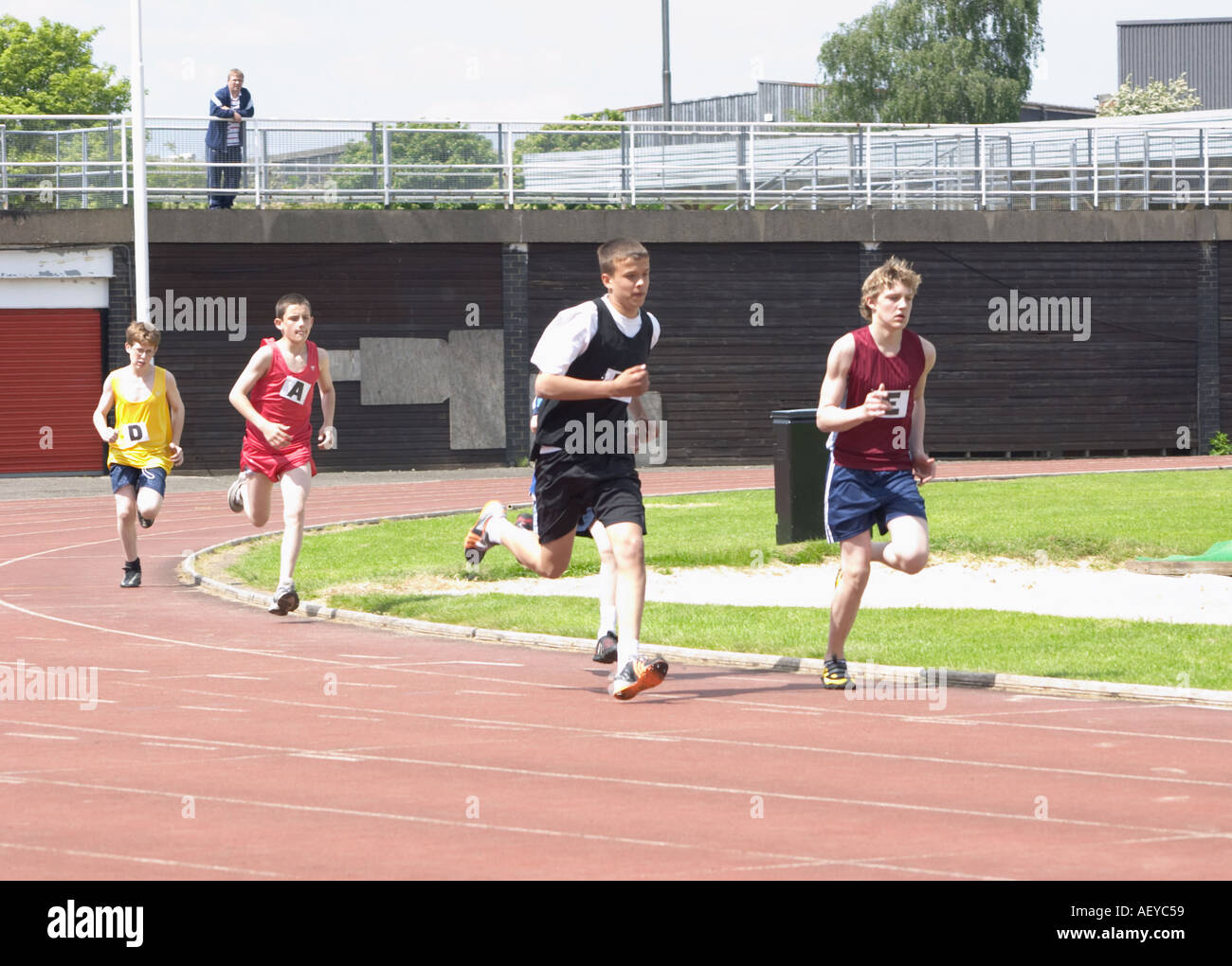 runner at an athletics competition Stock Photo - Alamy