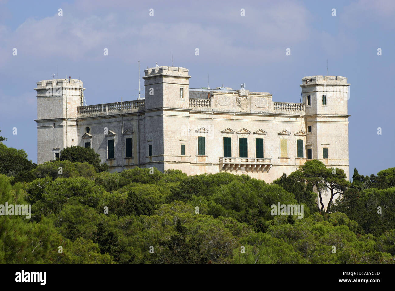 Malta Verdala Palast Palace Stock Photo - Alamy