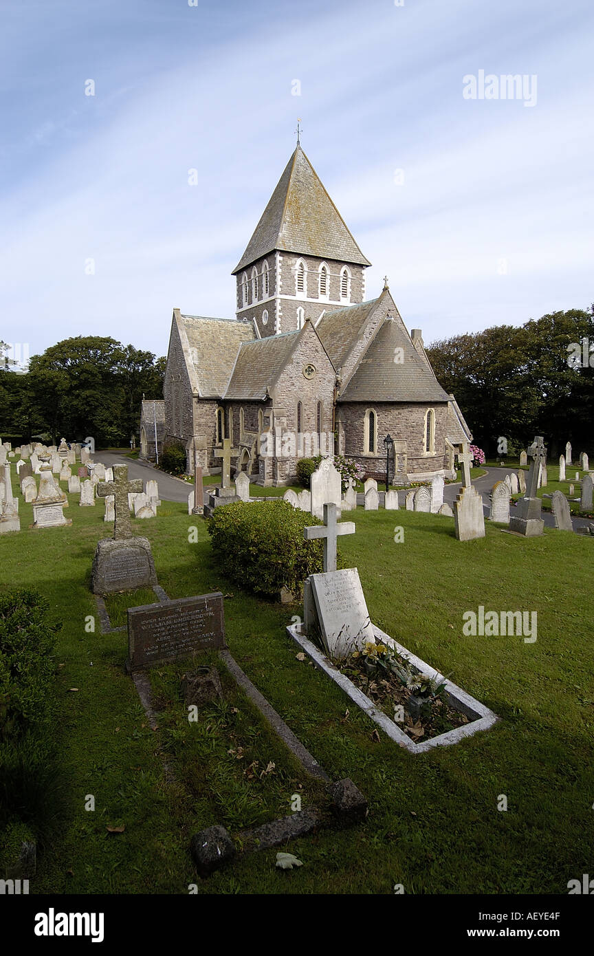 The parish church of St Anne which lies in St Anne the capital of the ...