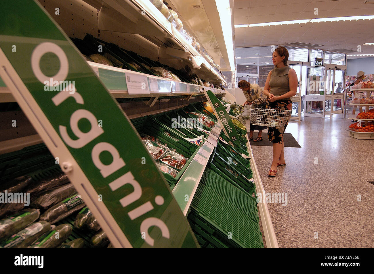 Inside a Waitrose supermarket in southern England Picture by Andrew ...