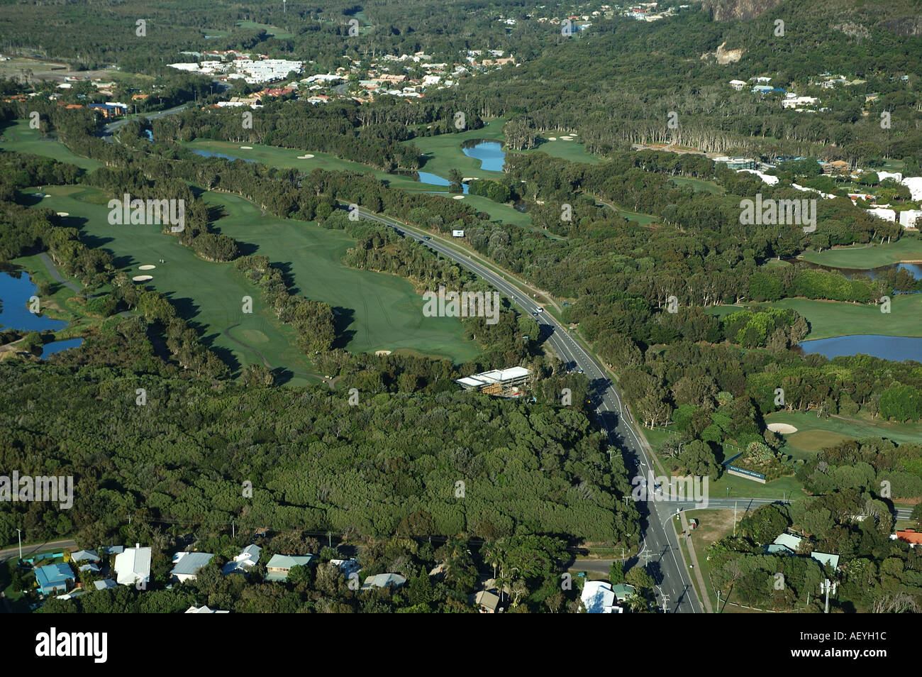 Hyatt Coolum resort and golf course Queensland Australia Stock Photo ...