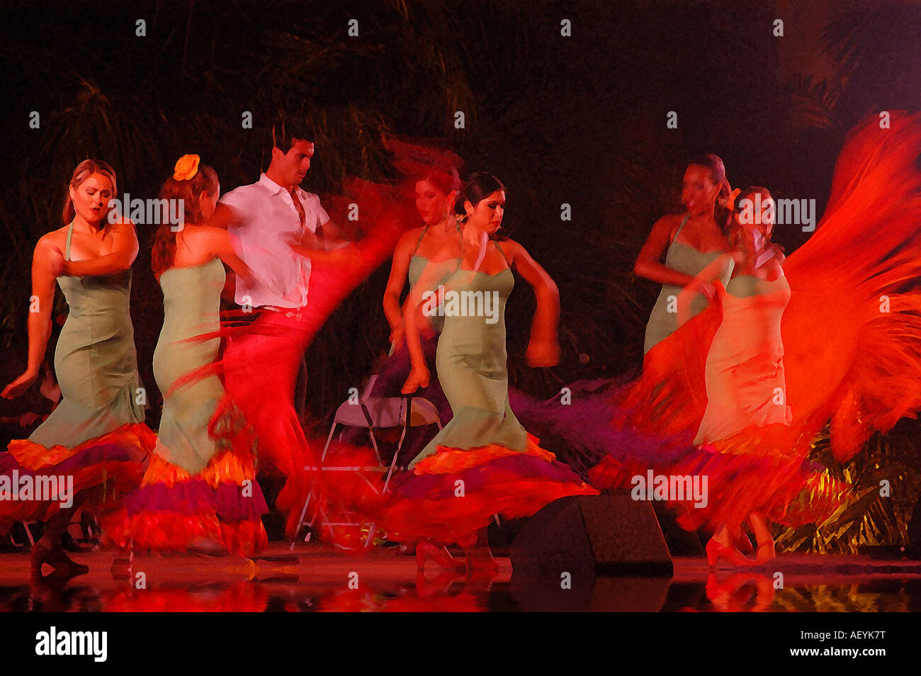 Fiesta dancers santa barbara hi-res stock photography and images - Alamy