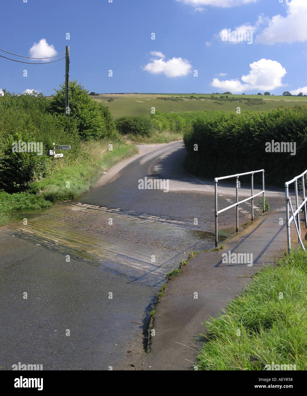 Ford through a river in Dorset Stock Photo - Alamy