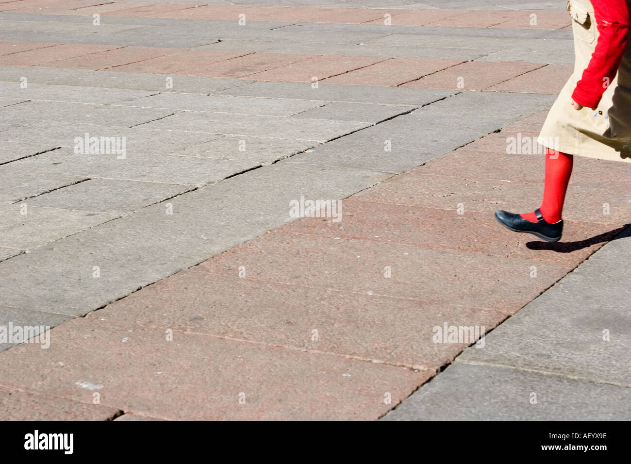 young girl walking Stock Photo - Alamy