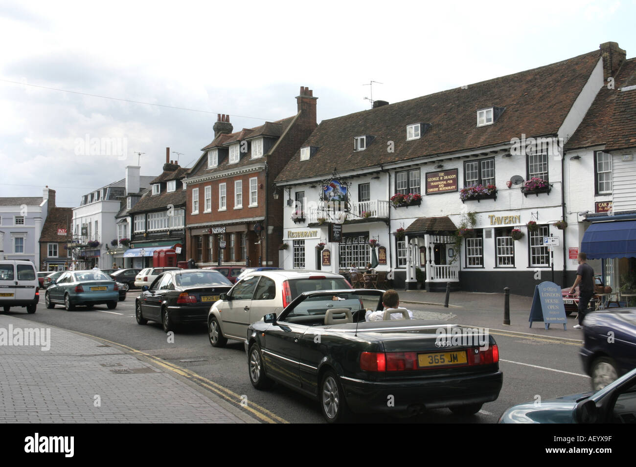 westerham town in kent uk Stock Photo - Alamy