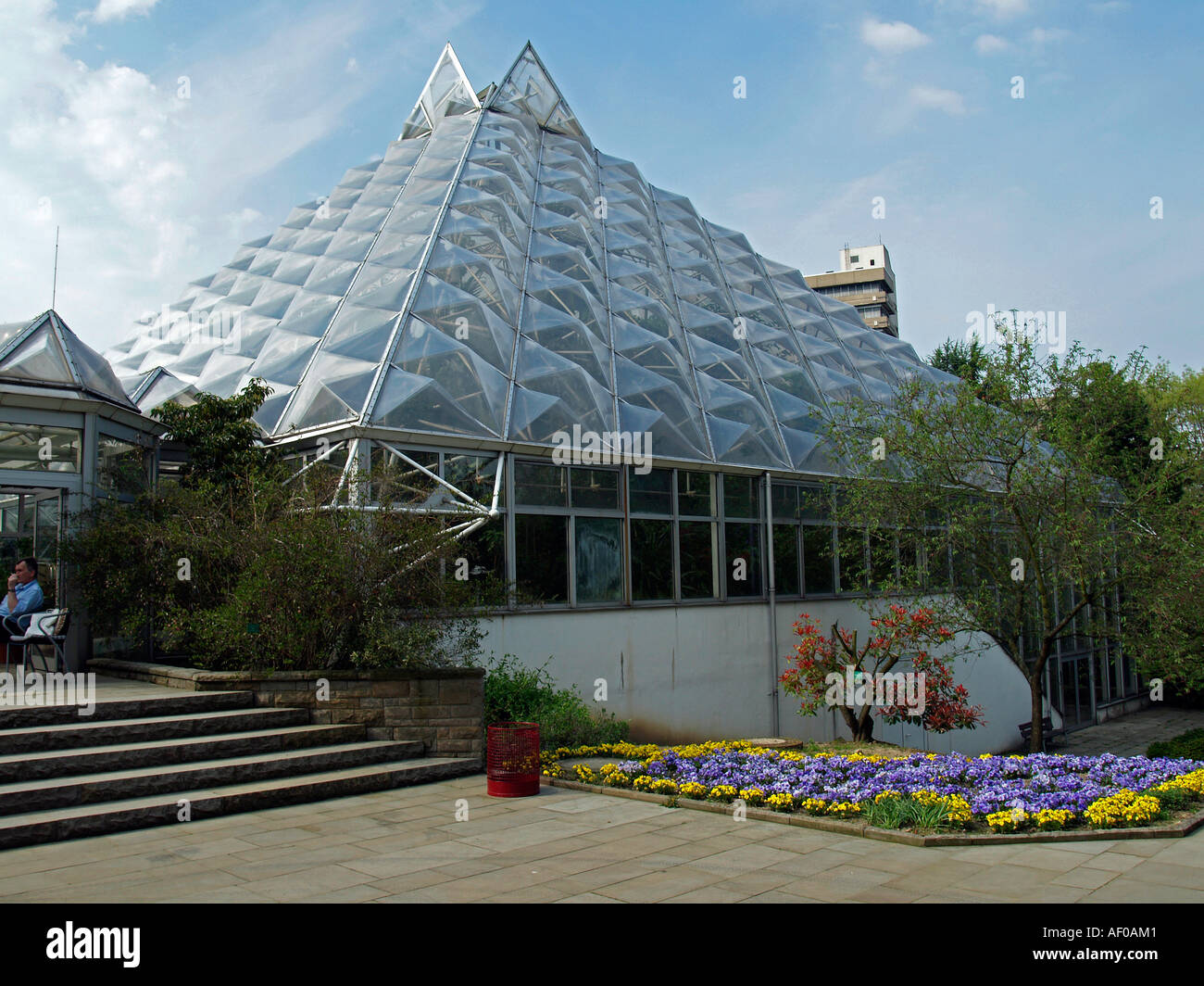 tropical house in Grugapark Essen Stock Photo - Alamy