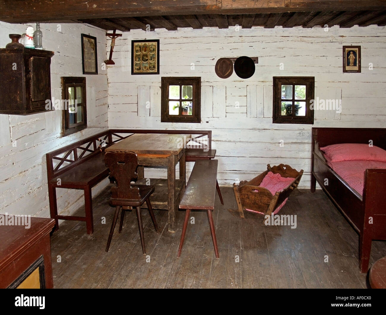 Peasant cottage interior hi-res stock photography and images - Alamy