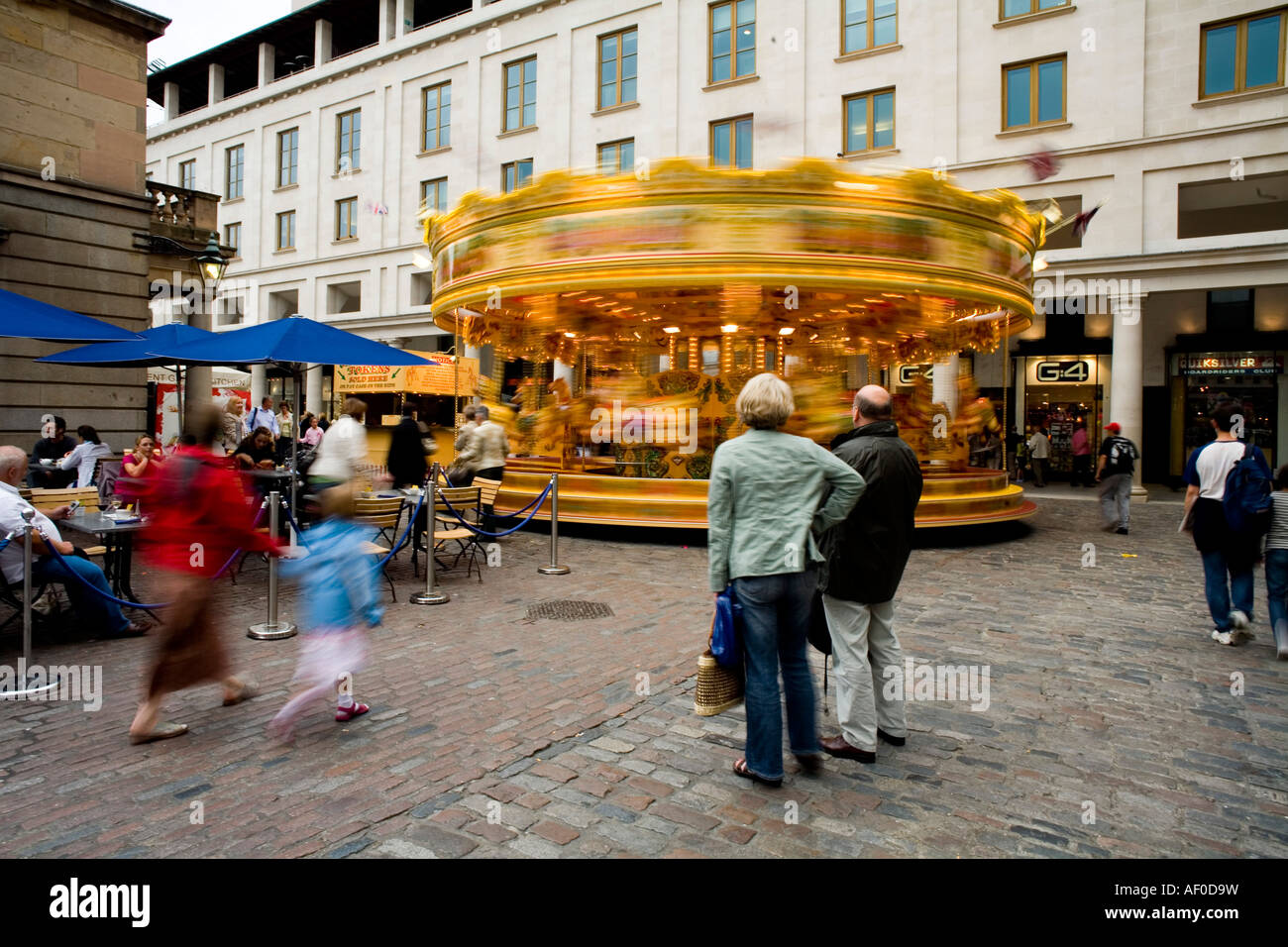 London Covent Garden Merry go round Stock Photo - Alamy