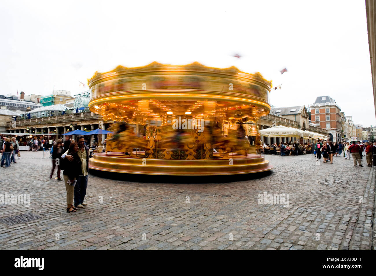 London Covent Garden Merry go round Stock Photo - Alamy