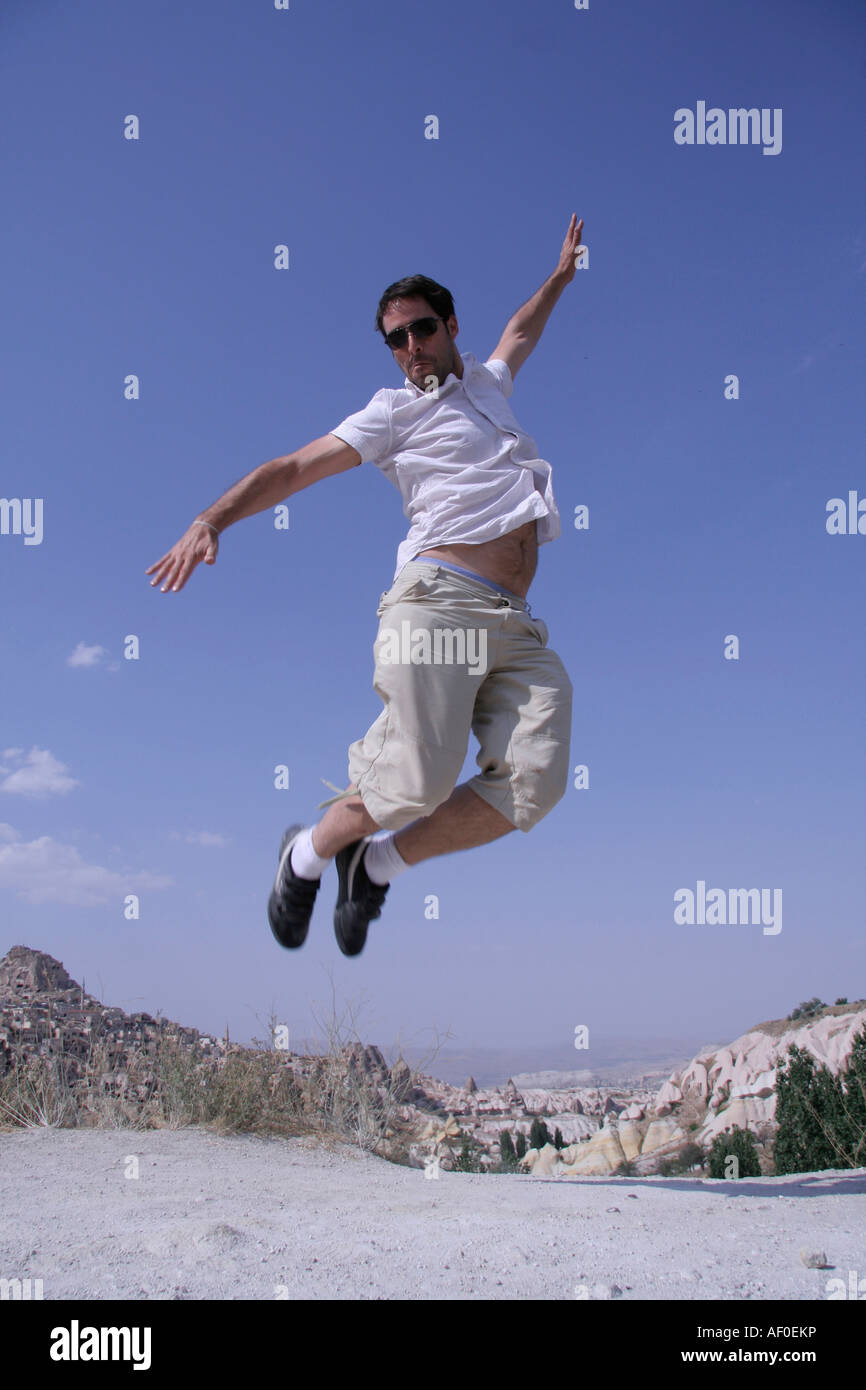 Person Jumping For Joy