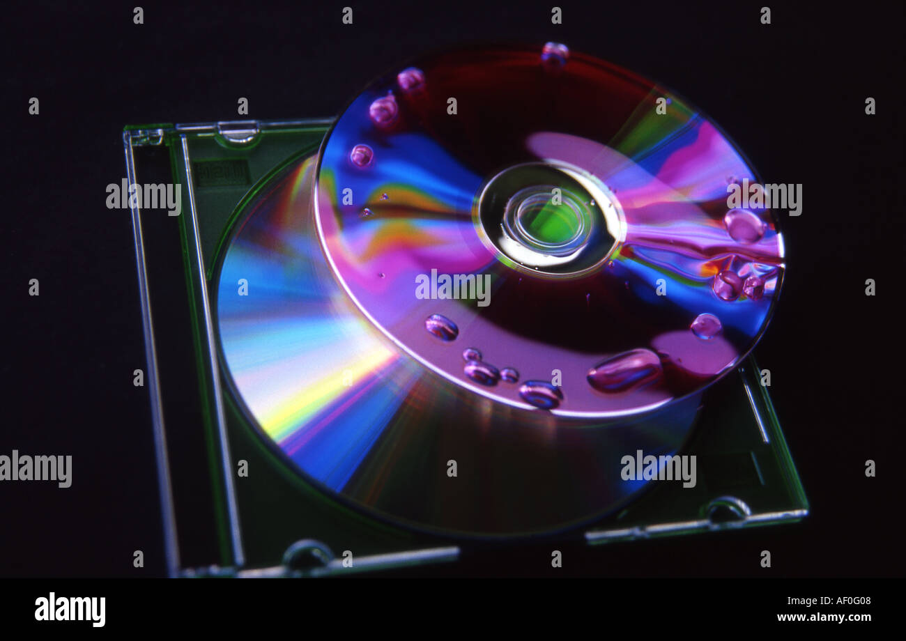 Damaged cd dvd disc hi-res stock photography and images - Alamy