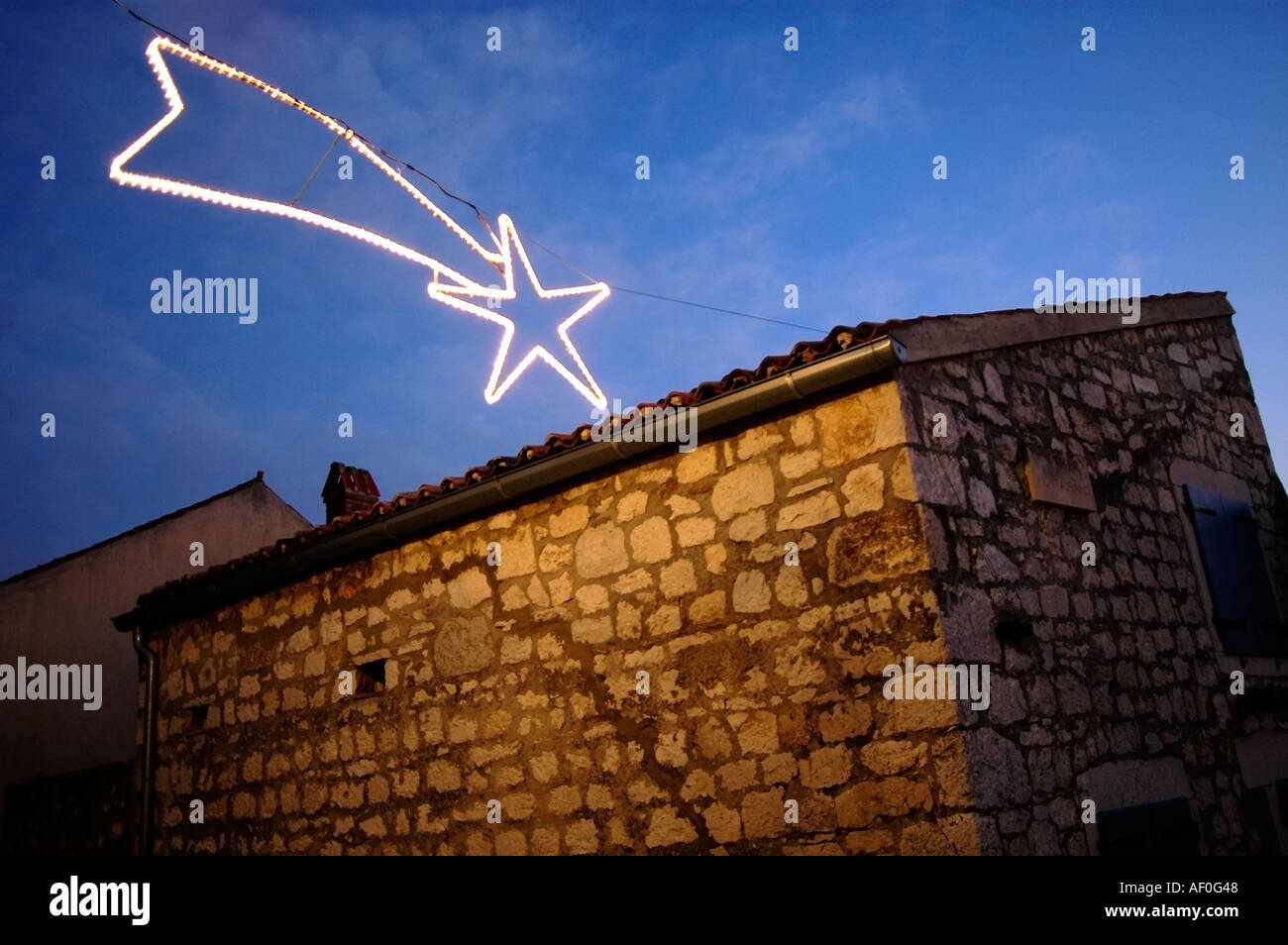 Star over stable Stock Photo - Alamy