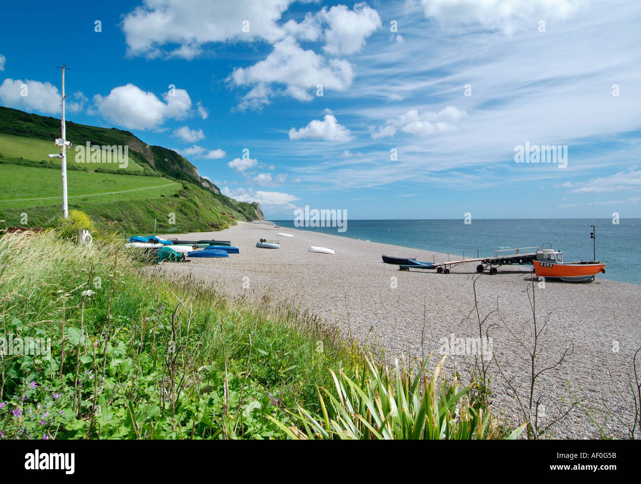 Branscombe beach hi-res stock photography and images - Alamy