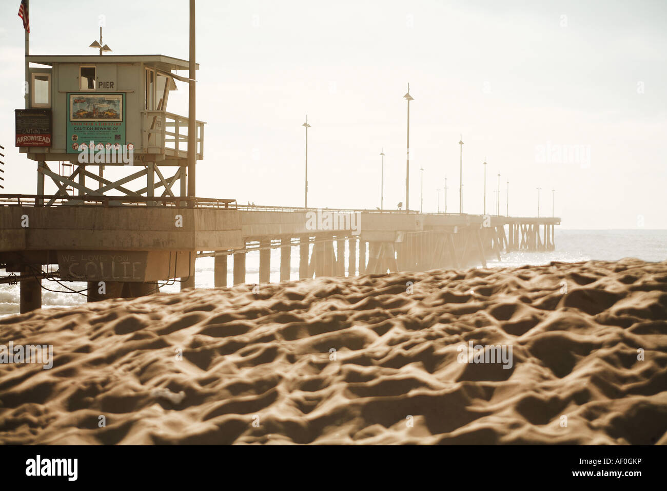Venice Beach Pier, Los Angeles County, California, USA Stock Photo - Alamy