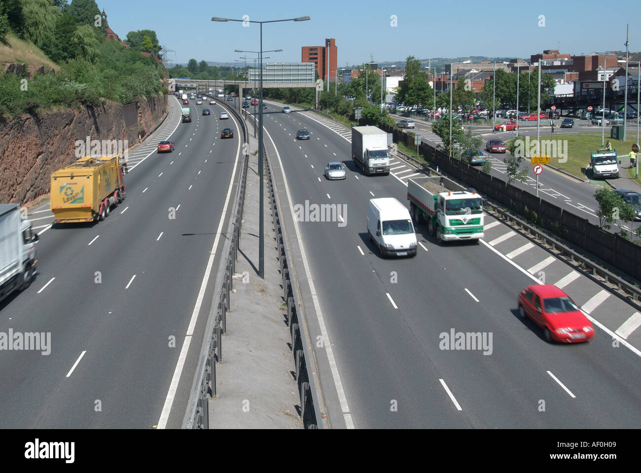 M60 motorway stockport uk hi-res stock photography and images - Alamy