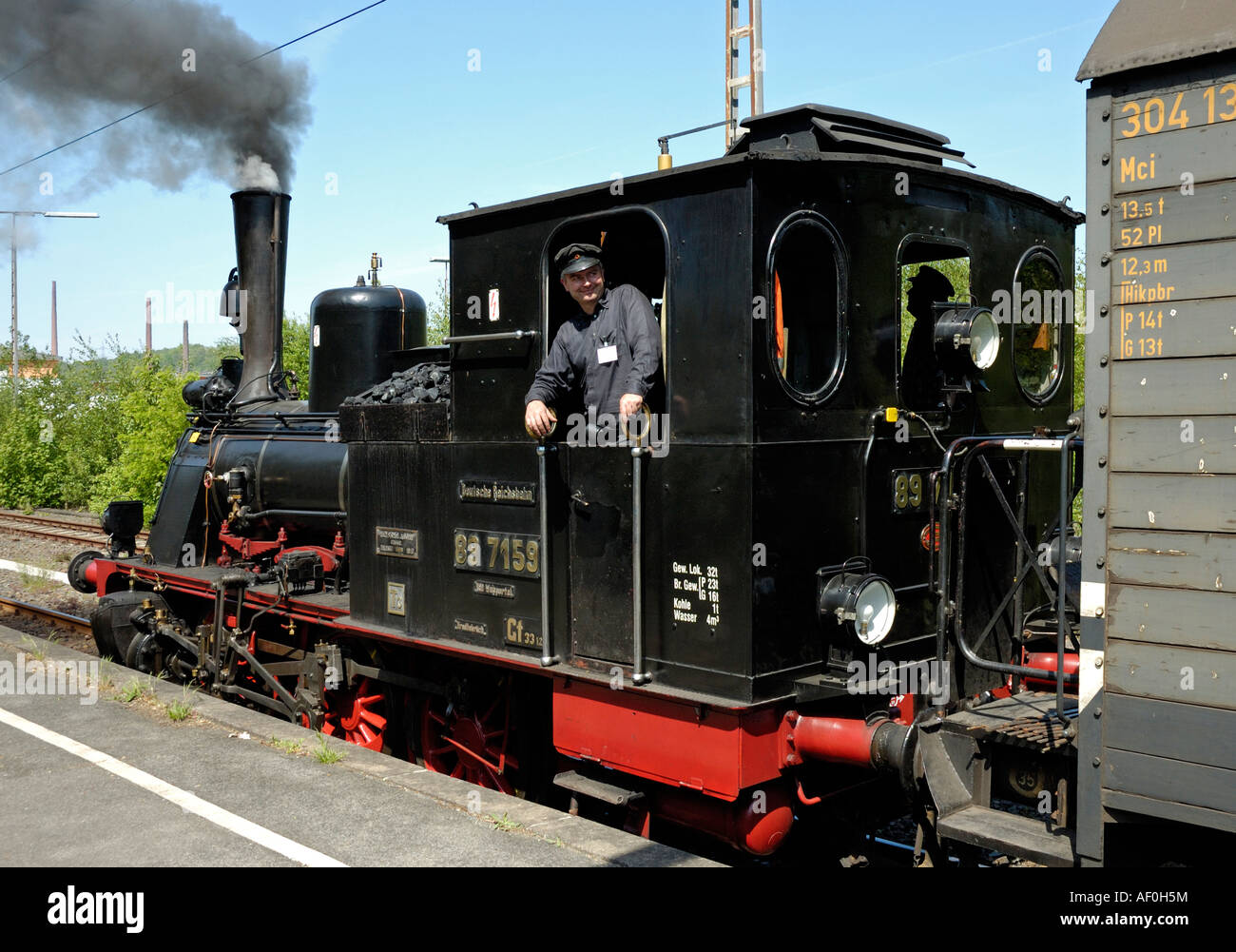 Prussian steam locomotive hi-res stock photography and images - Alamy