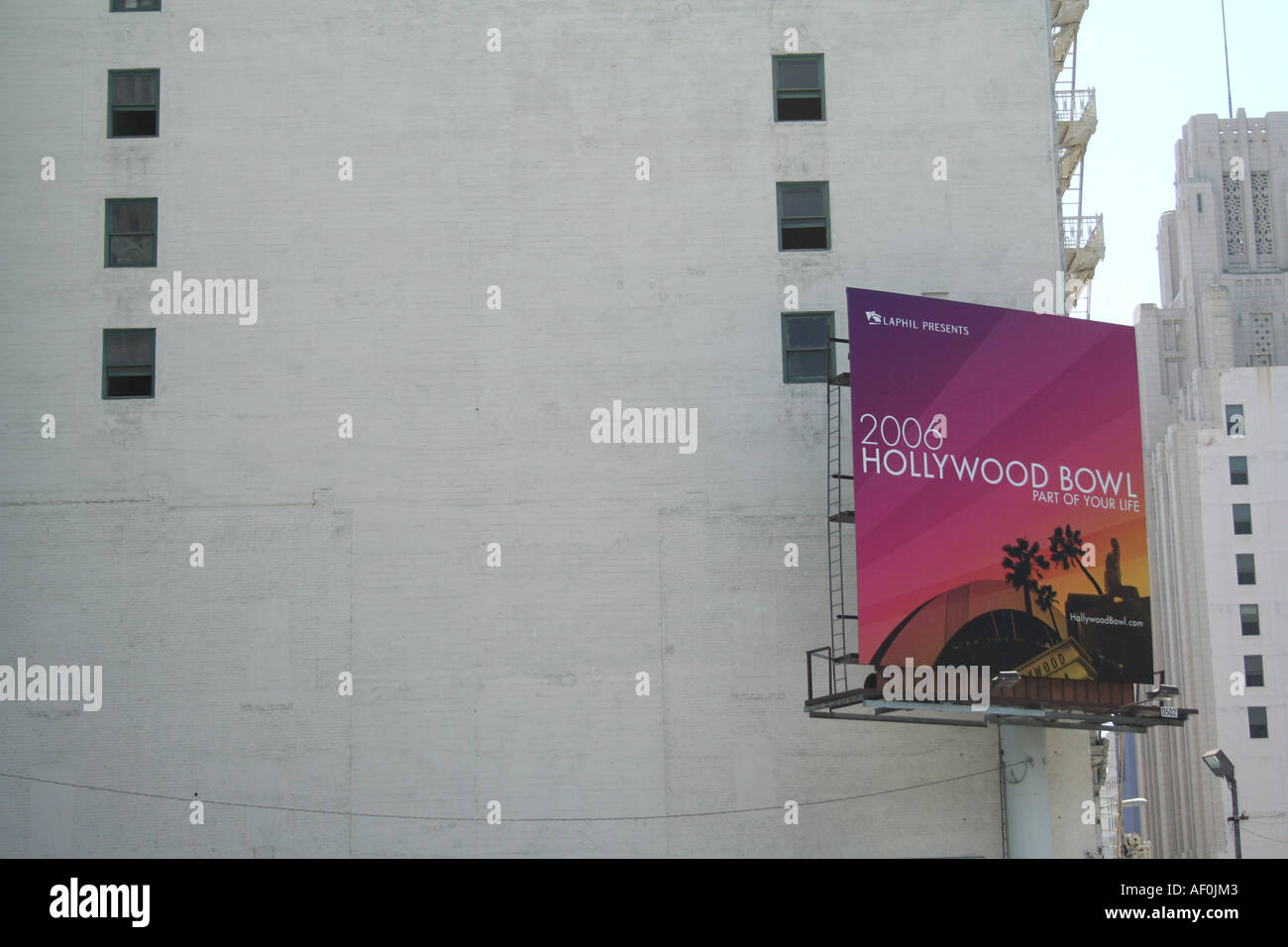 Downtown Los Angeles Billboard Stock Photo - Alamy