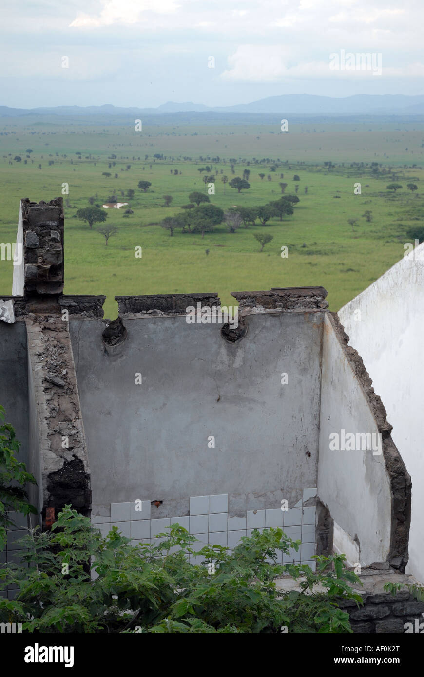 Katurum Lodge ruins, Kidepo National Park, Uganda Stock Photo - Alamy