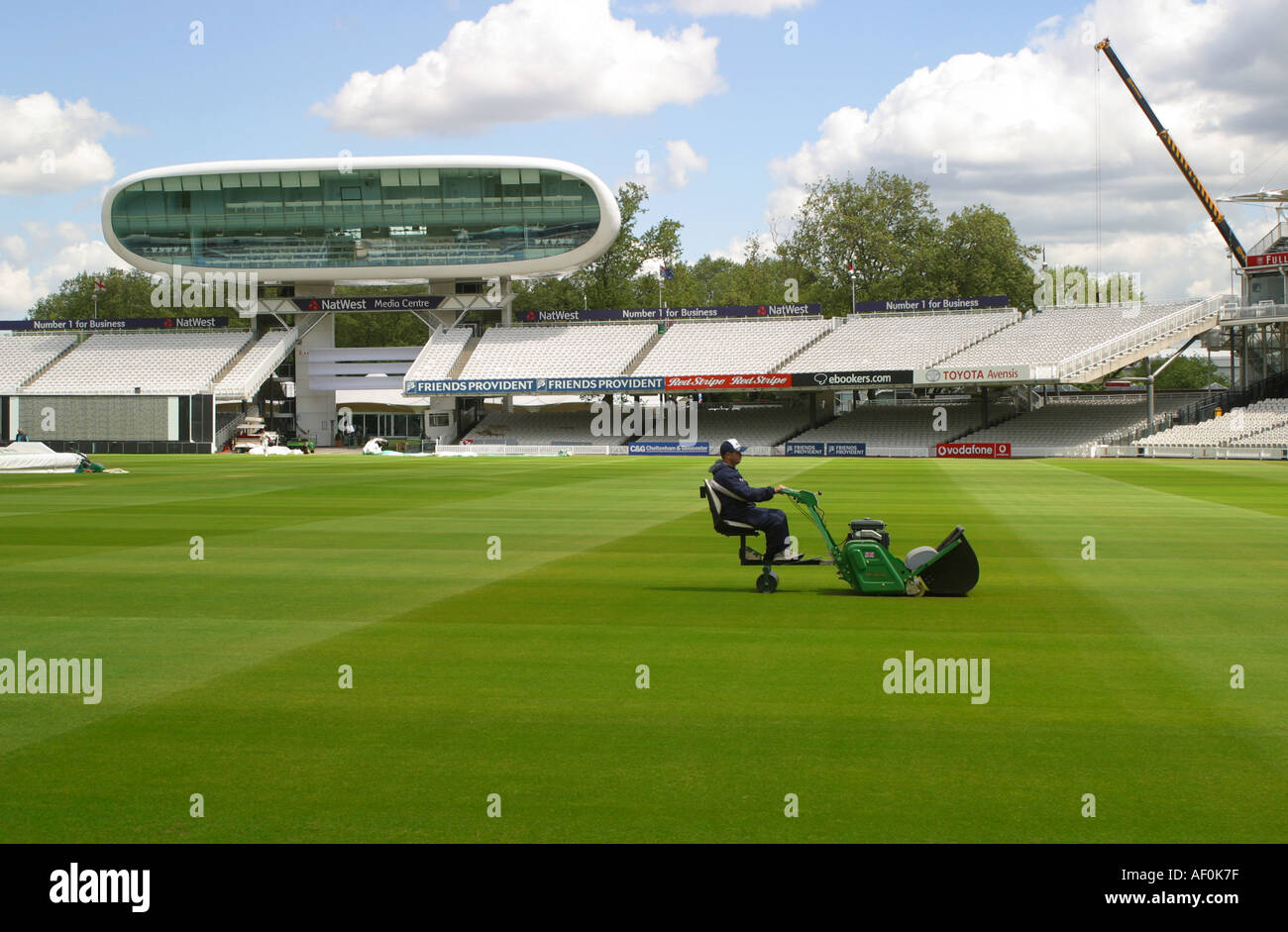Lords Ground Preparations Stock Photo - Alamy