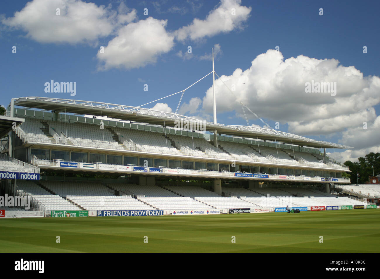 Lords Cricket Stand Stock Photo - Alamy