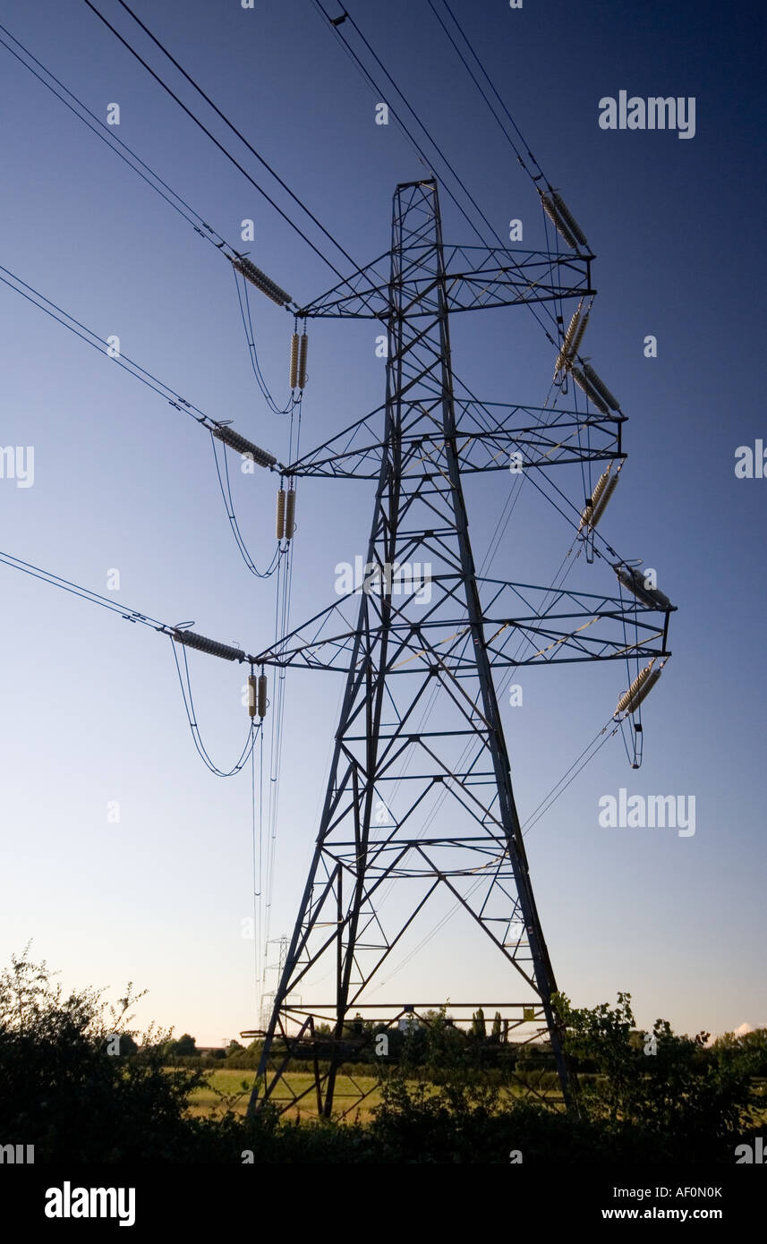 Electrical Pylons UK Stock Photo - Alamy