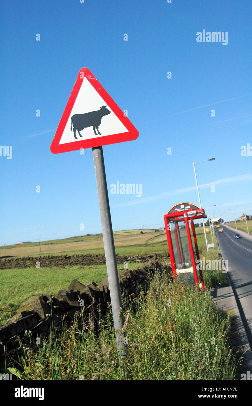 Beware Bull Warning Sign On High Resolution Stock Photography and ...