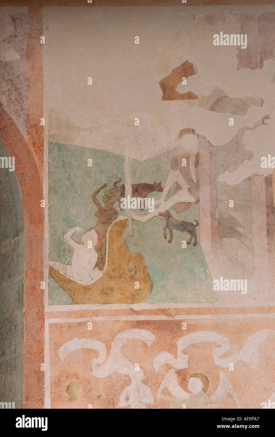 Medieval devil fresco hi-res stock photography and images - Alamy