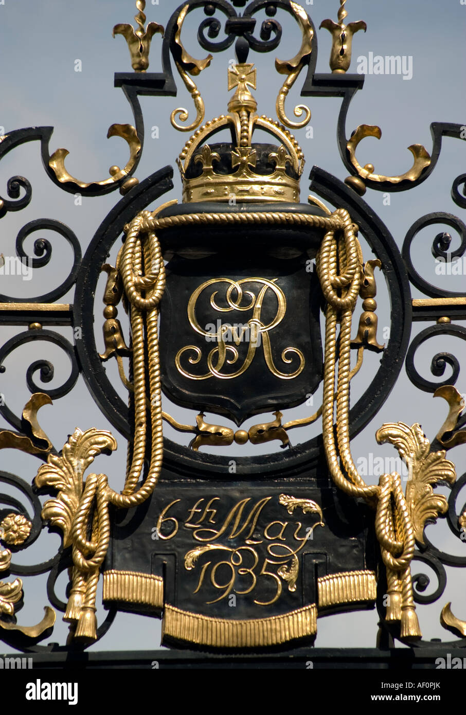Detail of Gate in Regent's Park,London Stock Photo - Alamy