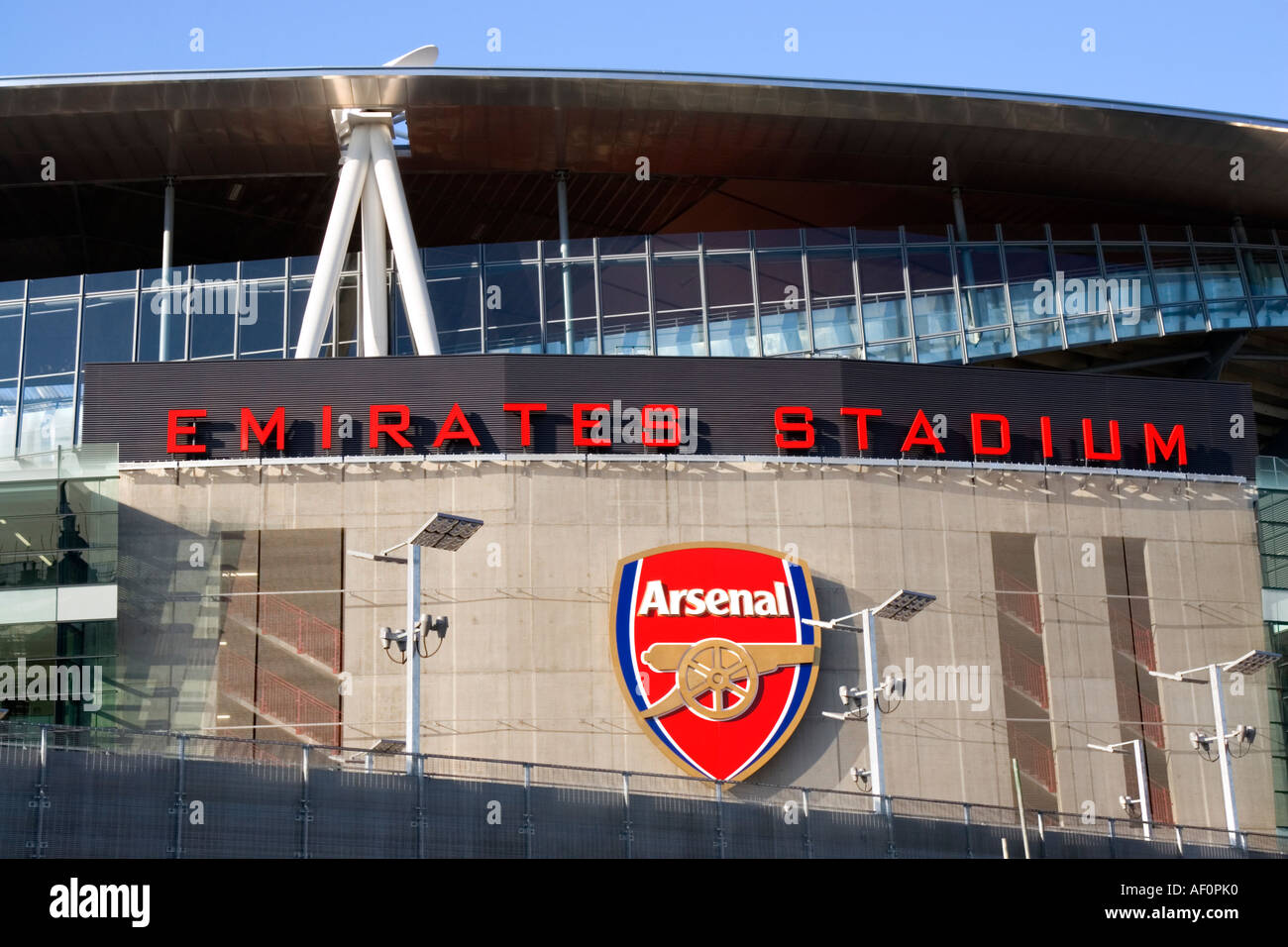 The new Arsenal football stadium in North London Sponsored by Emirates ...