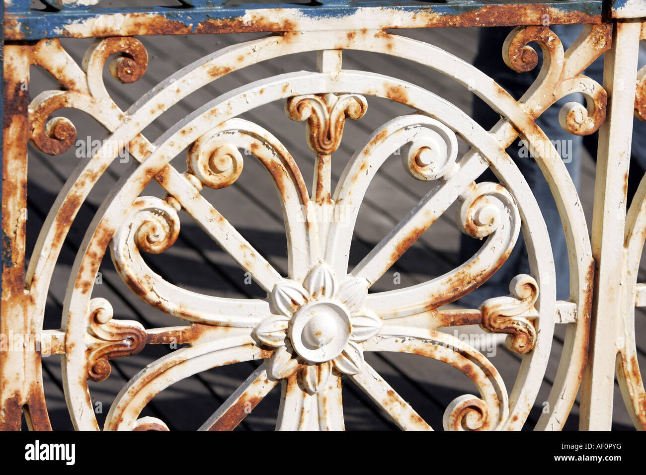 rusty fence metal Stock Photo - Alamy