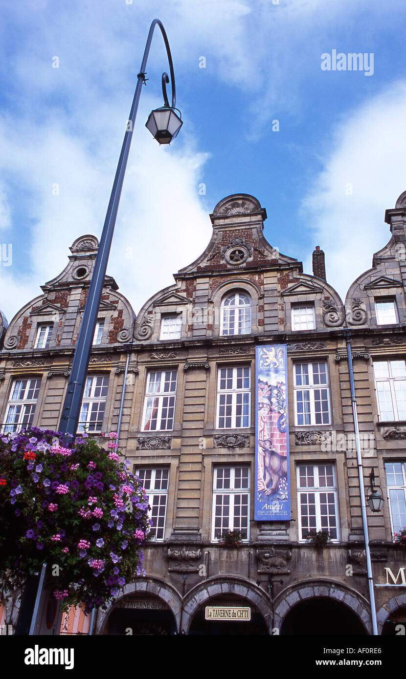 Flemish facades Arras Northern France Stock Photo - Alamy