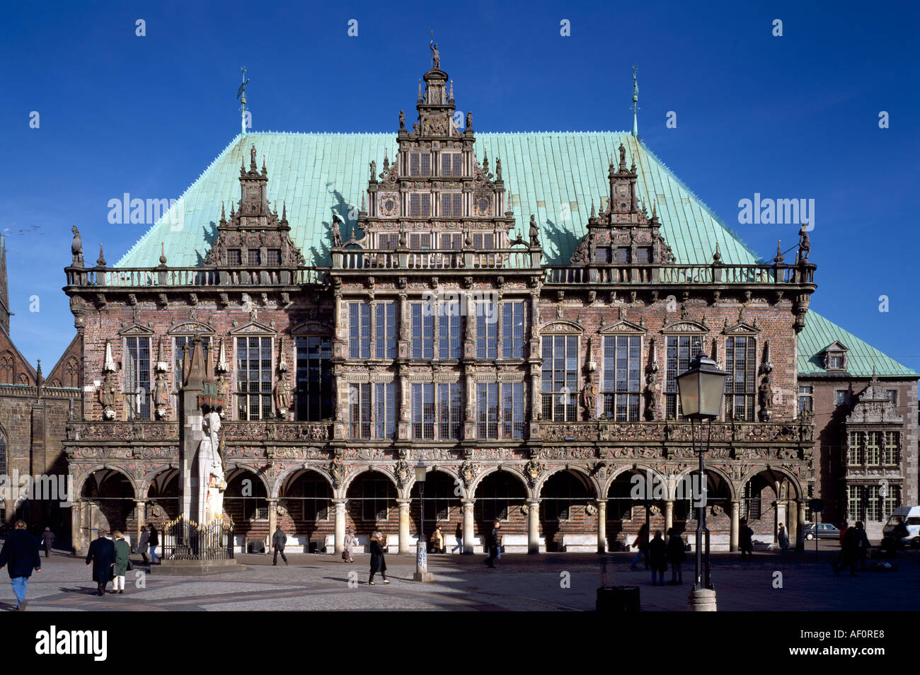 Bremen, Rathaus, Blick von Süden Stock Photo - Alamy