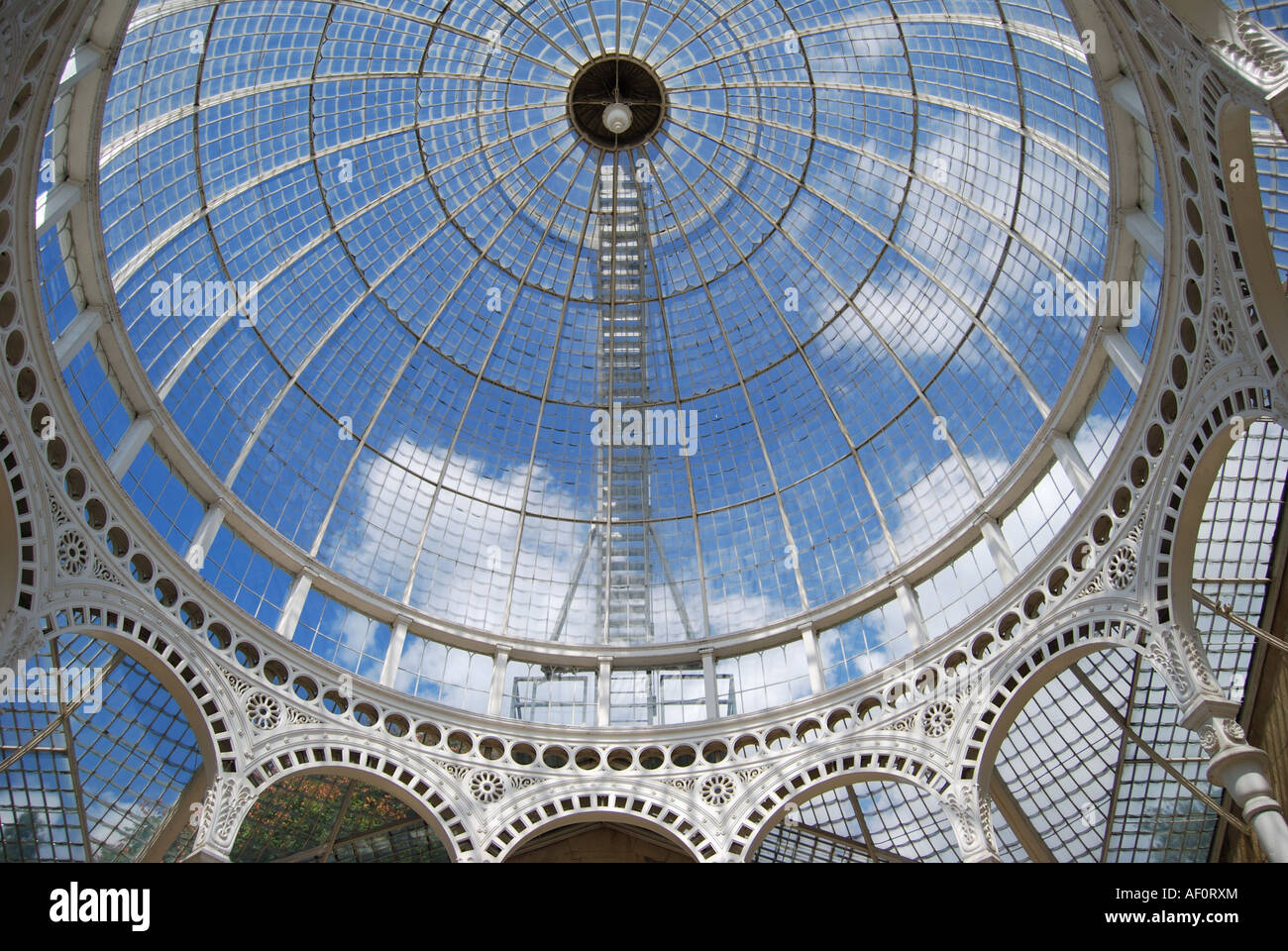 The Great Conservatory dome, Syon House, Brentford, London Borough of ...