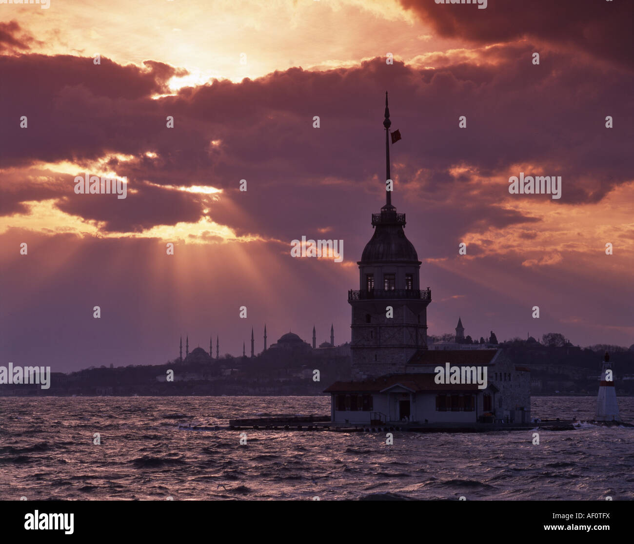 Maiden Tower Istanbul, Turkey Stock Photo - Alamy