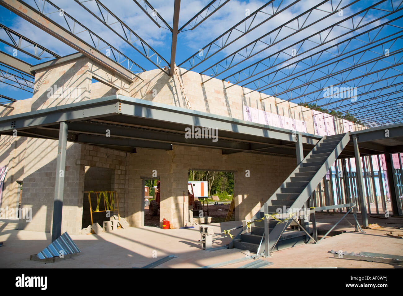 New Shopping Mall under Construction Stock Photo - Alamy