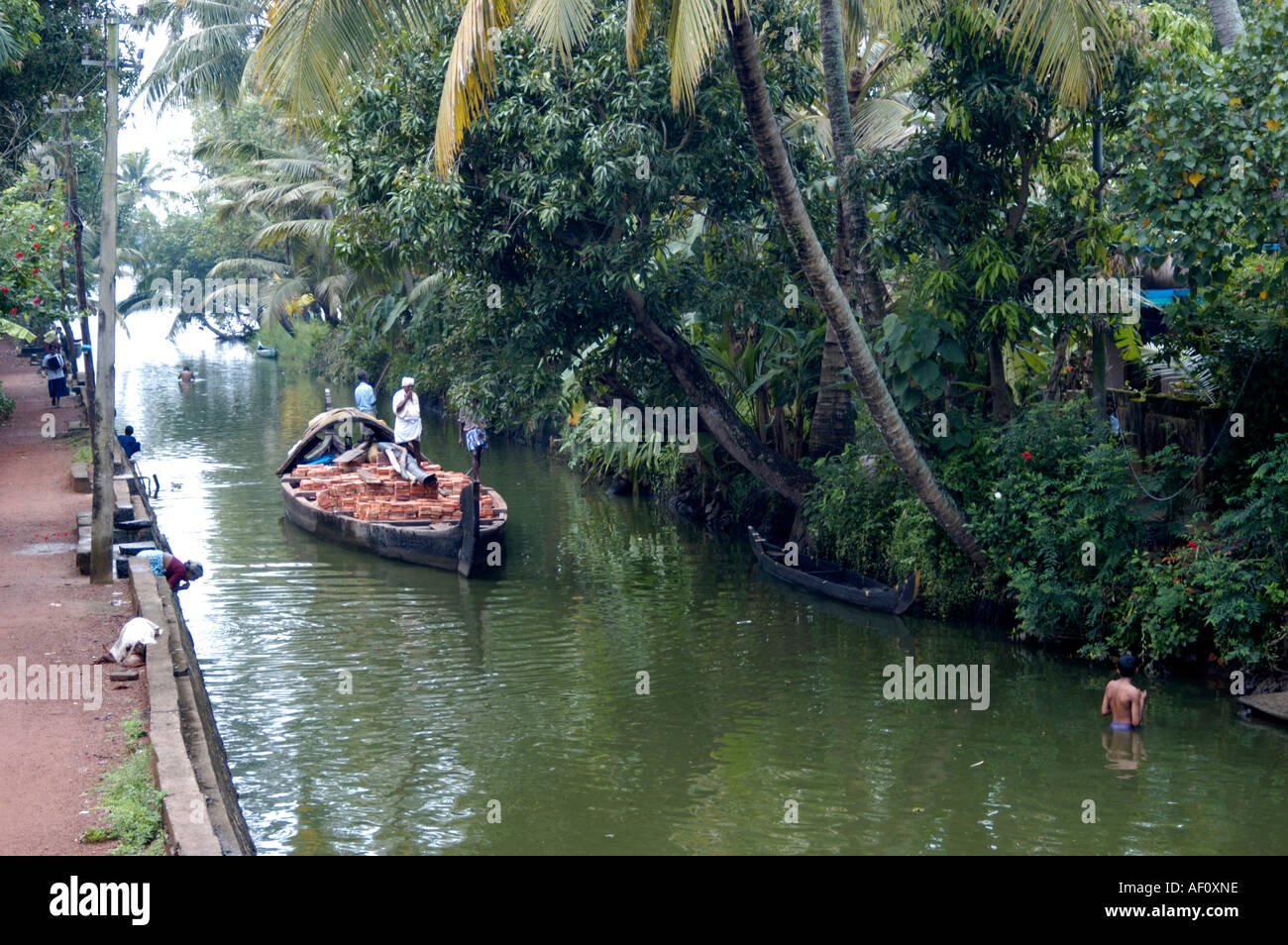 Kuttanad waterways hi-res stock photography and images - Alamy