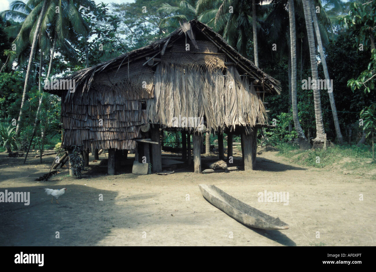 Papua new guinea sepik river canoe hi-res stock photography and images ...