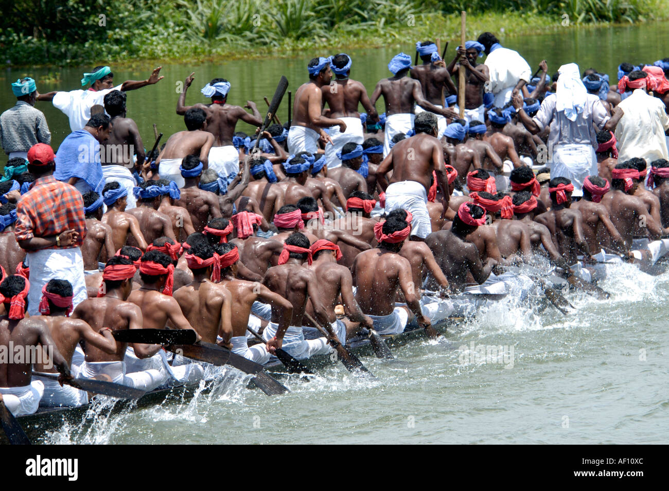 SNAKE BOATS OF KERALA Stock Photo - Alamy